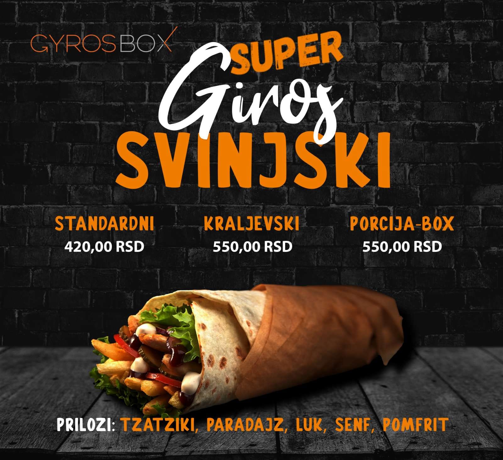 Najbolji giros Niš GYROS BOX - Biznis katalog Evrope